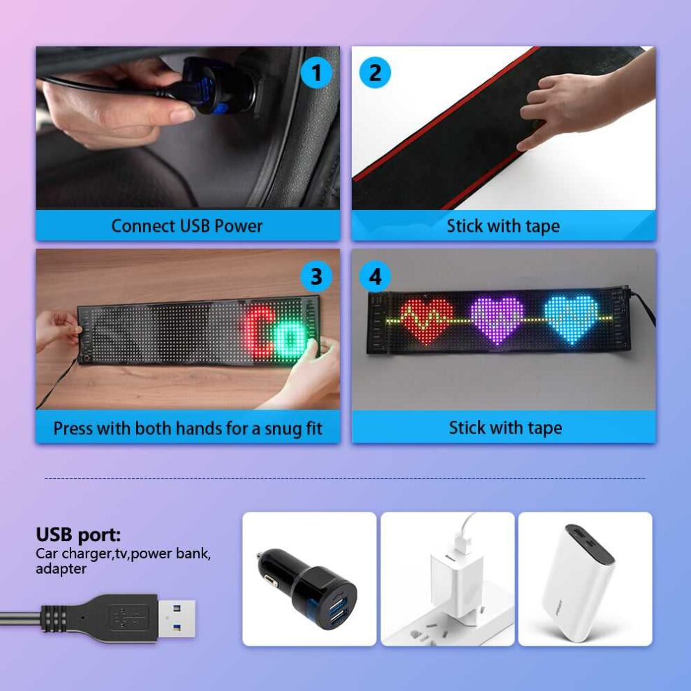Svetleca Reklama - Led Panel Na USB - e-Oprema