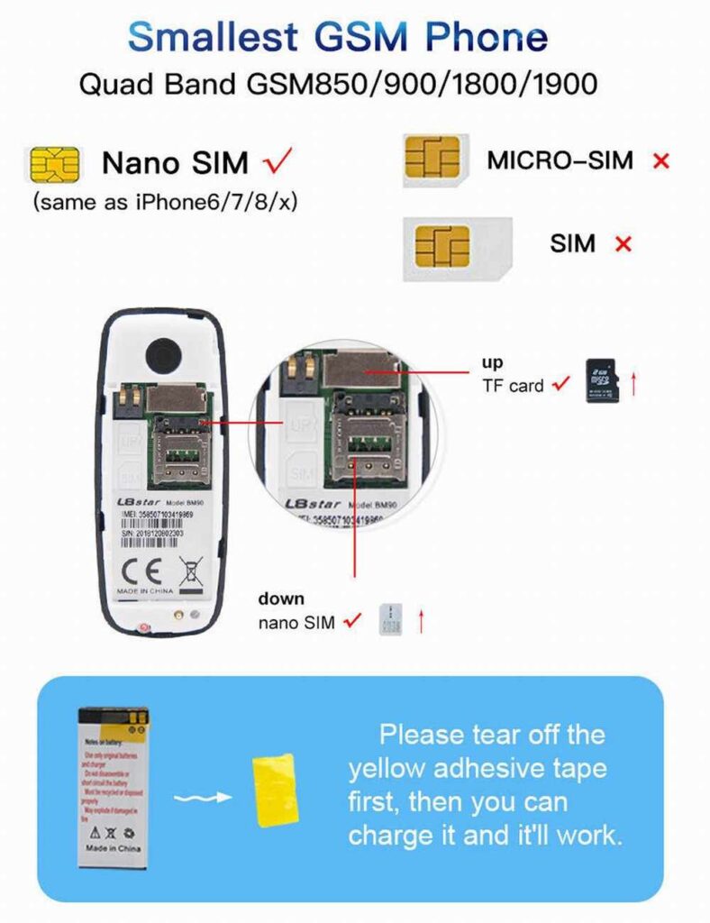 Mini Mobilni Telefon BM10 - e-Oprema